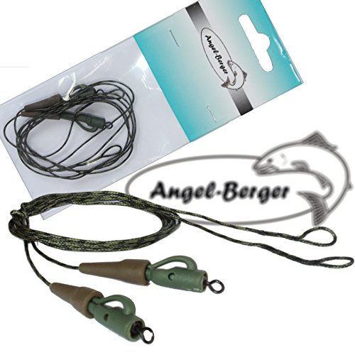 Angel Berger Leadcore Safety Lead Clip Rig fertige Montage - 1 ...